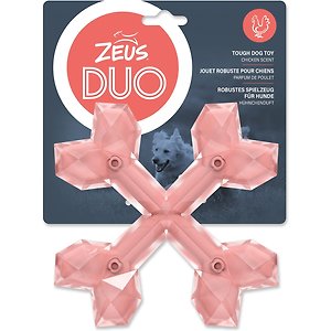 ZEUS Chicken Scent Duo Cross Bone Dog Toy | Chewy Canada