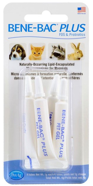 PETAG Bene-Bac Plus Gel Digestive Supplement for Dogs, Cats & Small ...