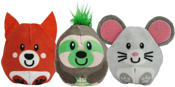 MULTIPET Catnip Buddies Plush Cat Toy with Catnip, Character Varies, 1 ...