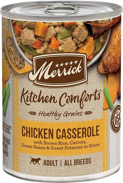MERRICK Kitchen Comforts Chicken Casserole Wet Dog Food, 360-g can ...