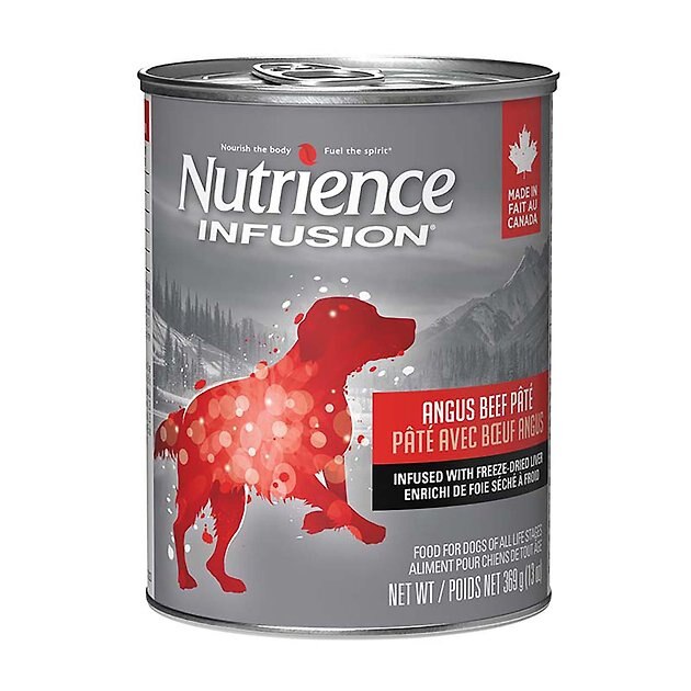 NUTRIENCE Infusion Beef Wet Dog Food, 369-g can, case of 12 | Chewy Canada