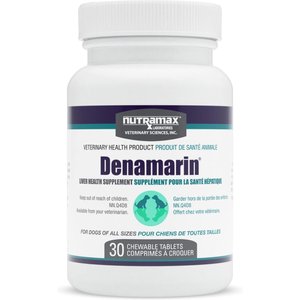 NUTRAMAX Denamarin with S-Adenosylmethionine & Silybin Chewable Tablets ...