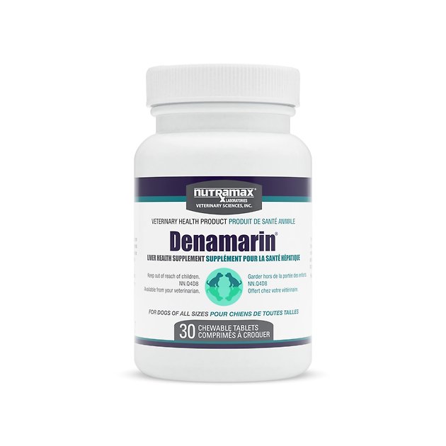 NUTRAMAX Denamarin with S-Adenosylmethionine & Silybin Chewable Tablets ...