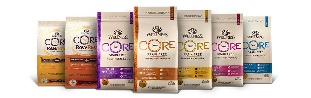 WELLNESS CORE Grain-Free Kitten Formula Natural Dry Cat Food, 5-lb bag ...