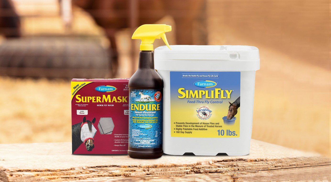 FARNAM SimpliFly Feed-Thru Fly Control Pellets Horse Supplement, 10-lb ...