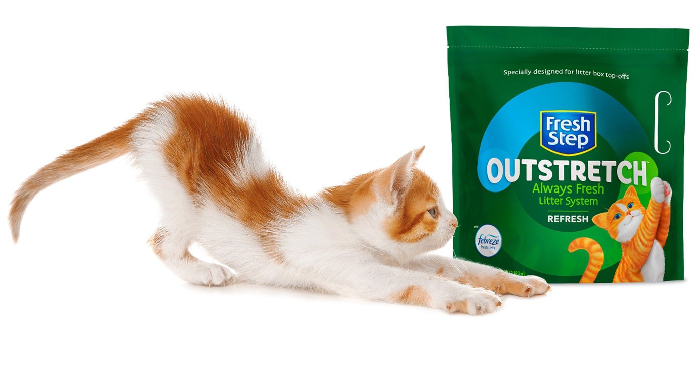 FRESH STEP Outstretch Always Fresh Litter System, Refill 7-lb pouch ...