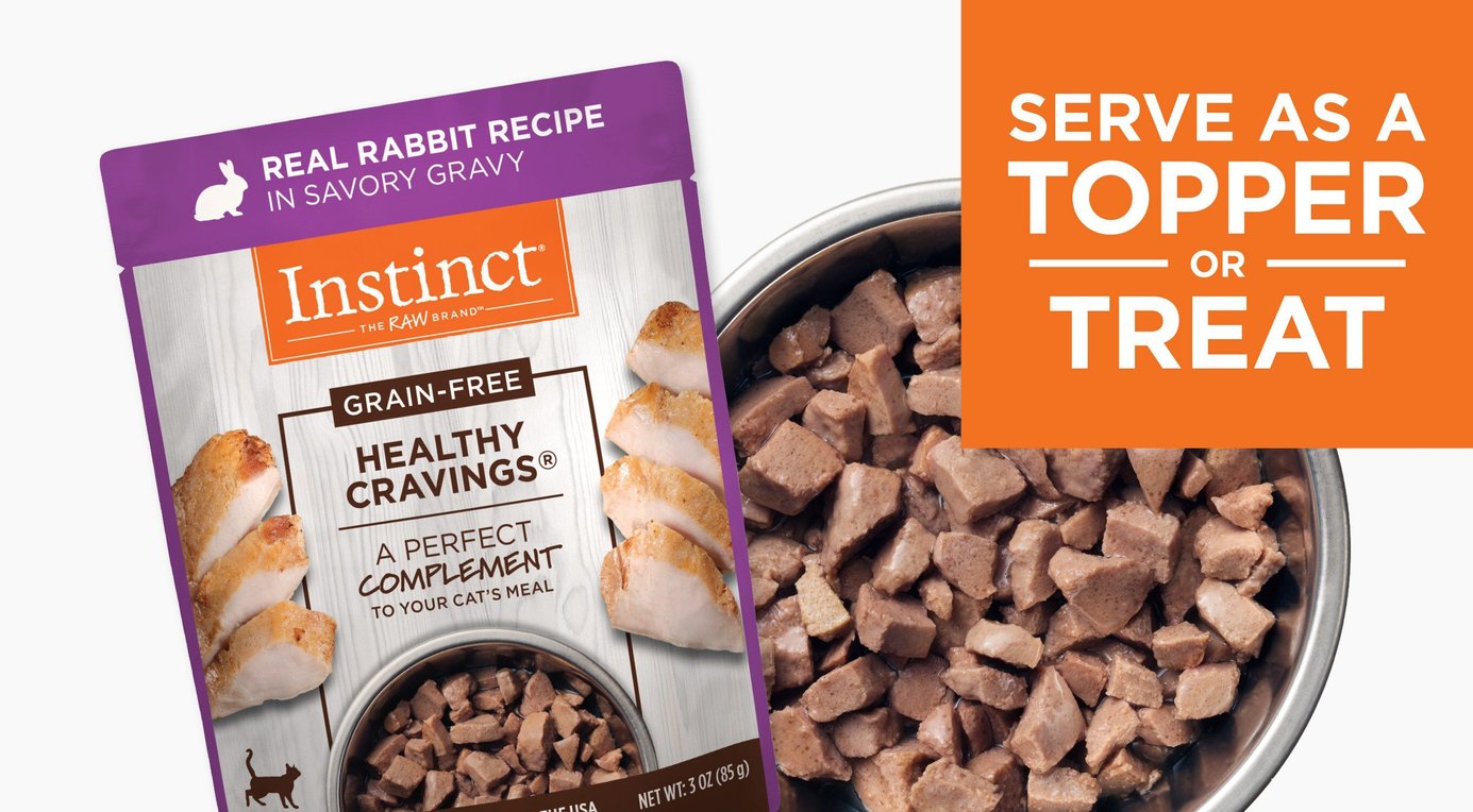 INSTINCT Healthy Cravings Variety Pack Grain-Free Wet Cat Food Topper ...