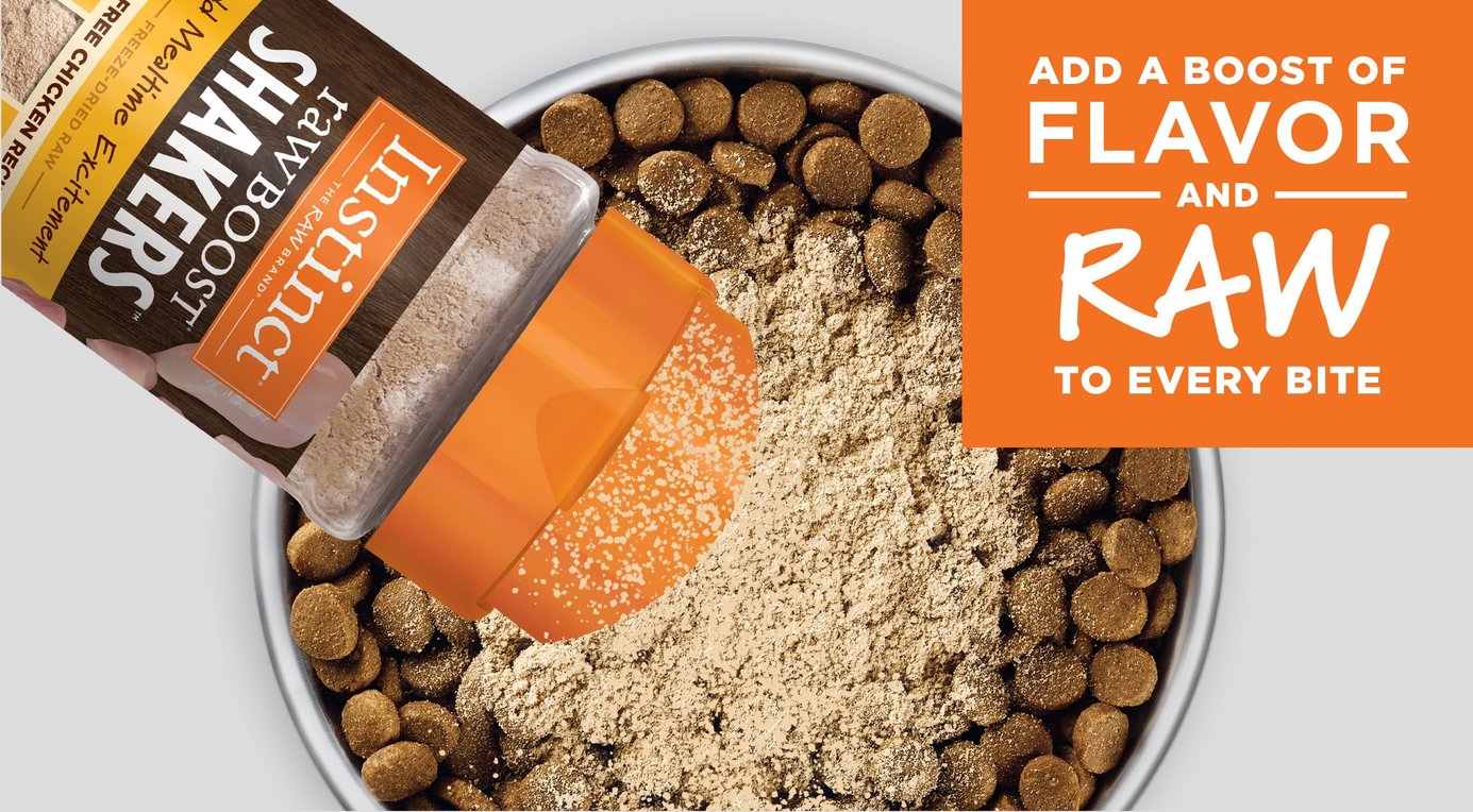 INSTINCT Raw Boost Shakers Chicken Recipe Gut Health Grain-Free Freeze ...