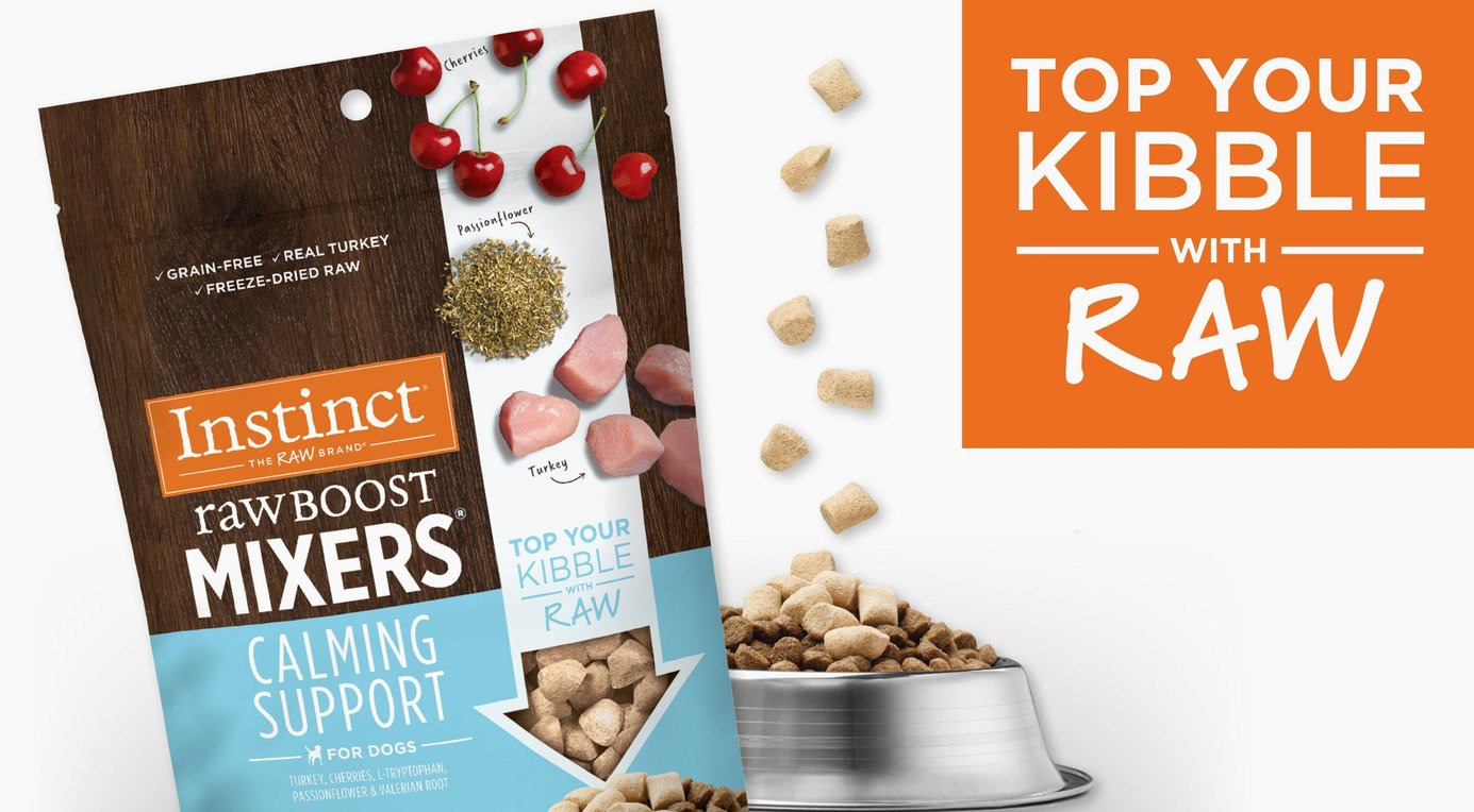INSTINCT Freeze-Dried Raw Boost Mixers Grain-Free Tranquility Dog Food ...