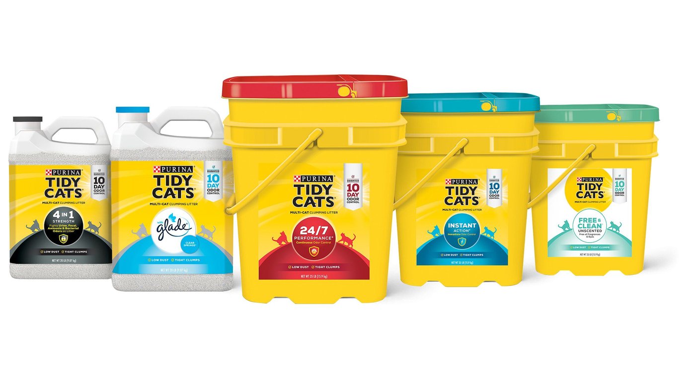 TIDY CATS 24/7 Performance Odor Control Scented Clumping Cat Litter, 20 ...