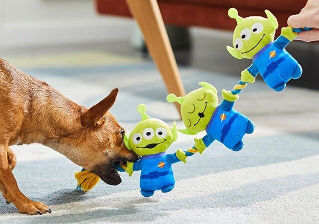 PIXAR Aliens Plush Squeaky Dog Toy, 3 count - Chewy.com