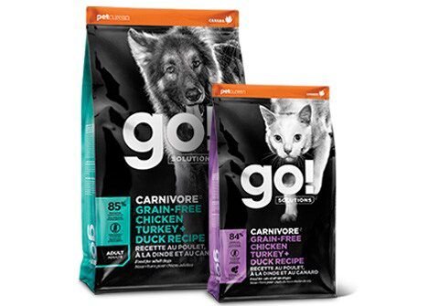 GO! SOLUTIONS Carnivore Grain-Free Salmon + Cod Recipe Dry Cat Food, 8 ...