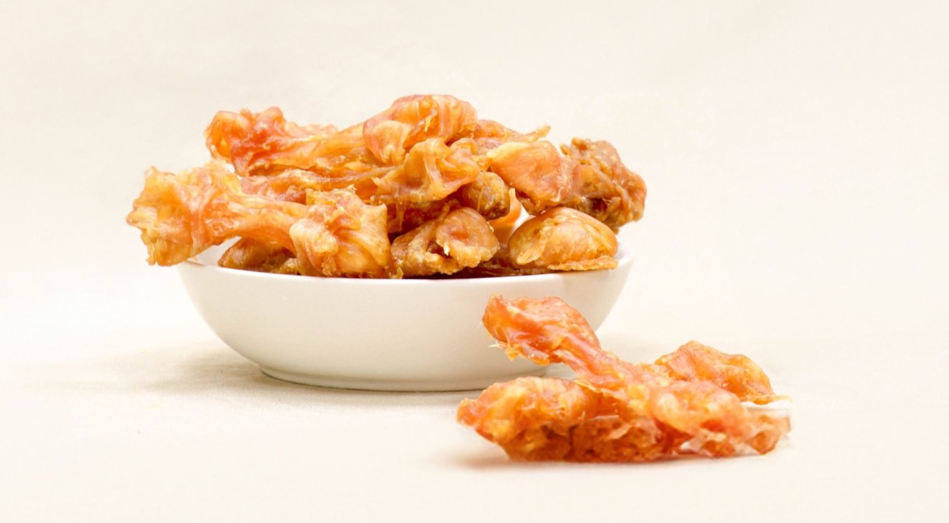 AFRESCHI Natural Turkey Tendon Strip Natural Dog Chew Treat, 3-oz pouch ...