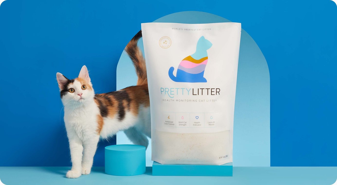 PRETTYLITTER Health Monitoring Cat Litter, 8-lb bag - Chewy.com