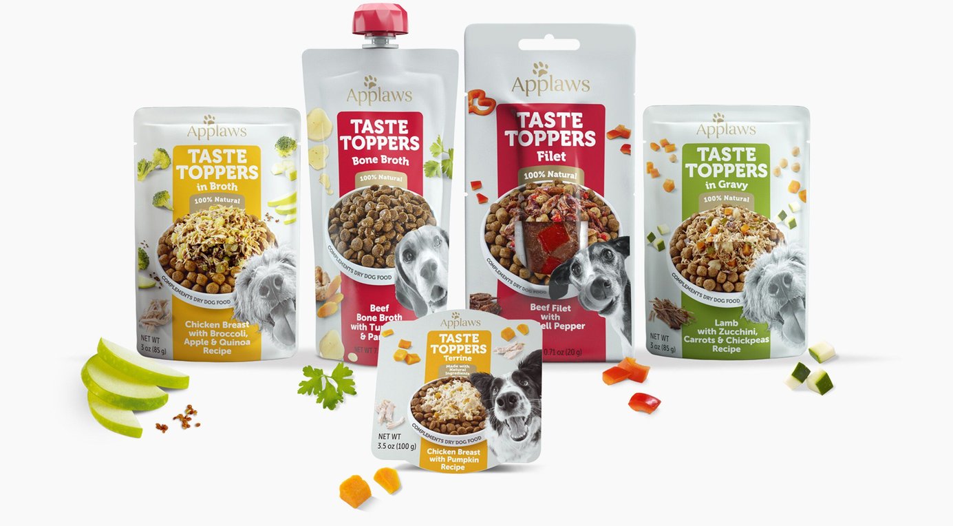 APPLAWS Taste Toppers Gravy Selection Natural Wet Dog Food, 3.0-oz bag ...