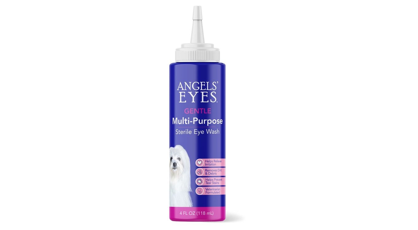 ANGELS' EYES Multi-Purpose Sterile Dog & Cat Eye Wash, 4-fl oz bottle ...