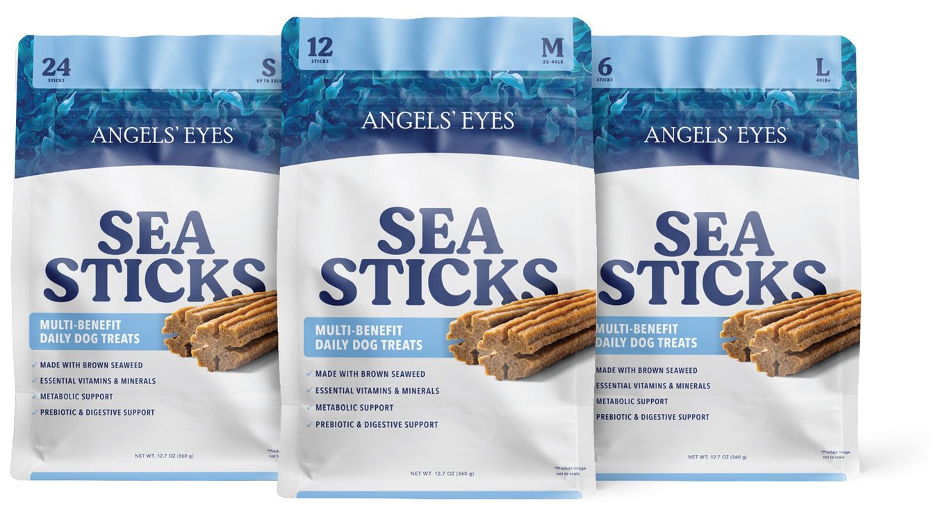 ANGELS' EYES Sea Sticks Multi Benefit Daily Adult Crunchy Dog Treats ...