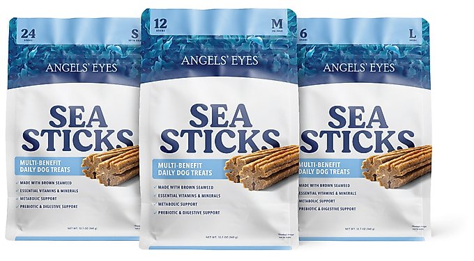 ANGELS' EYES Sea Sticks Multi Benefit Daily Adult Crunchy Dog Treats ...