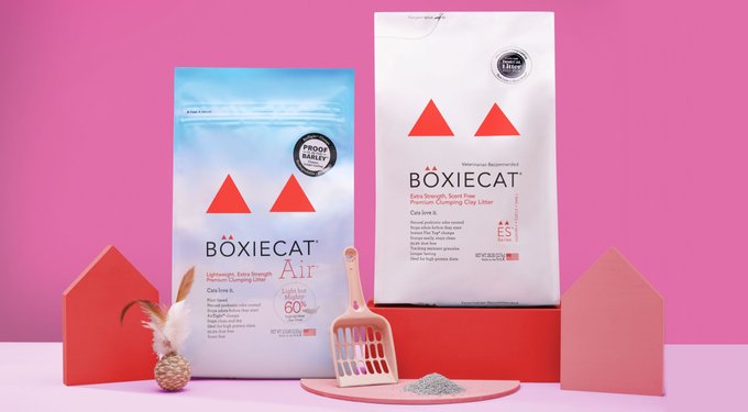 BOXIECAT Extra Strength Odor Control Clumping Clay Cat and Kitty Litter ...