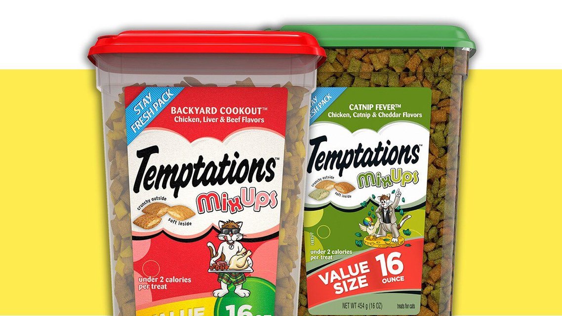 TEMPTATIONS Creepy Catnip Blissful Catnip Flavor Cat Treats, 3-oz bag ...
