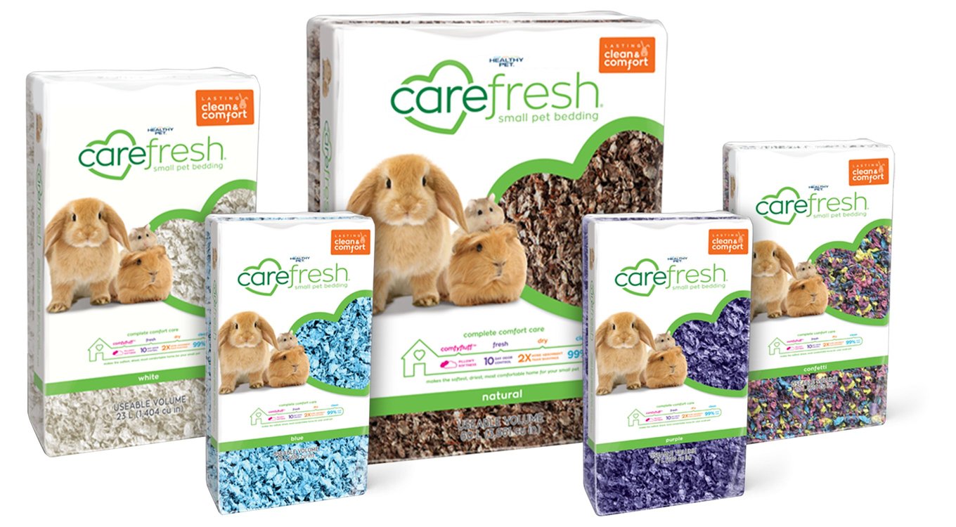CAREFRESH Small Animal Bedding, Blue, 23-L - Chewy.com