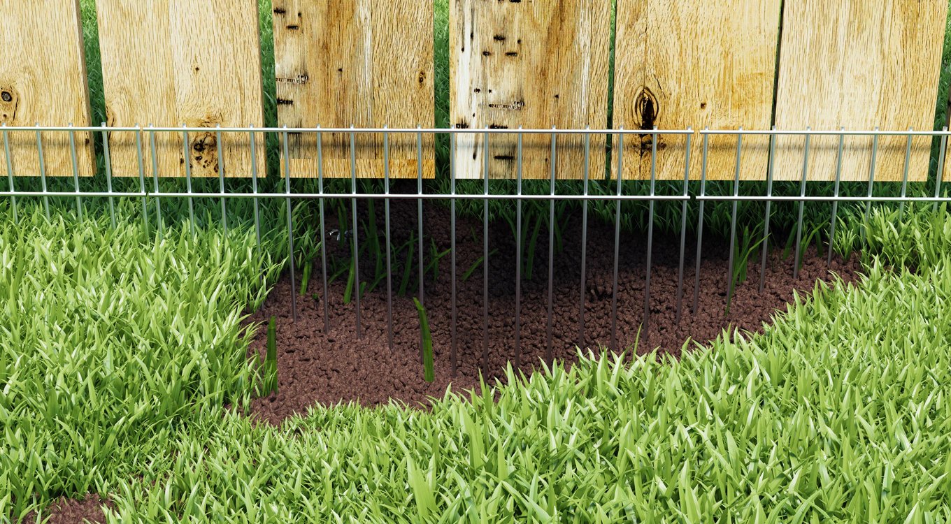 DIG DEFENCE No-Dig Small/Medium Dog Barrier, 8-in, 4-pack - Chewy.com