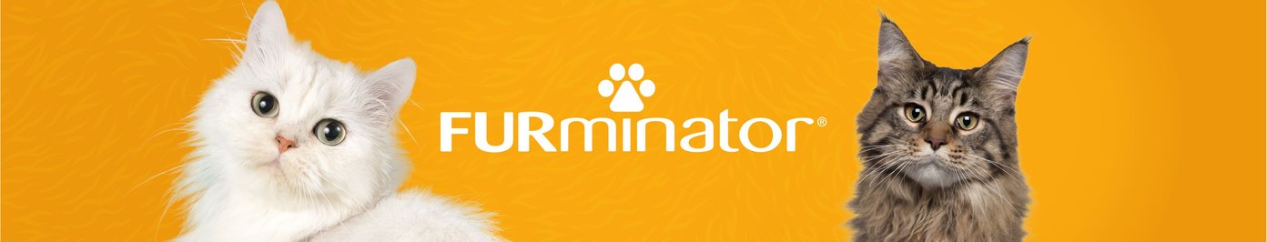 FURMINATOR Long Hair Cat Deshedding Tool, Purple, Medium - Chewy.com