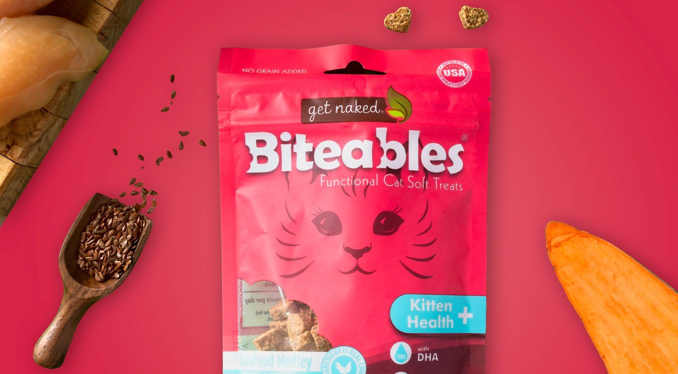 GET NAKED Biteables Cat Health Plus Soft Cat Treats, 3-oz bag - Chewy.com