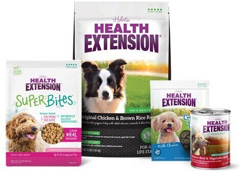 HEALTH EXTENSION Little Bites Chicken & Brown Rice Recipe Dry Dog Food ...