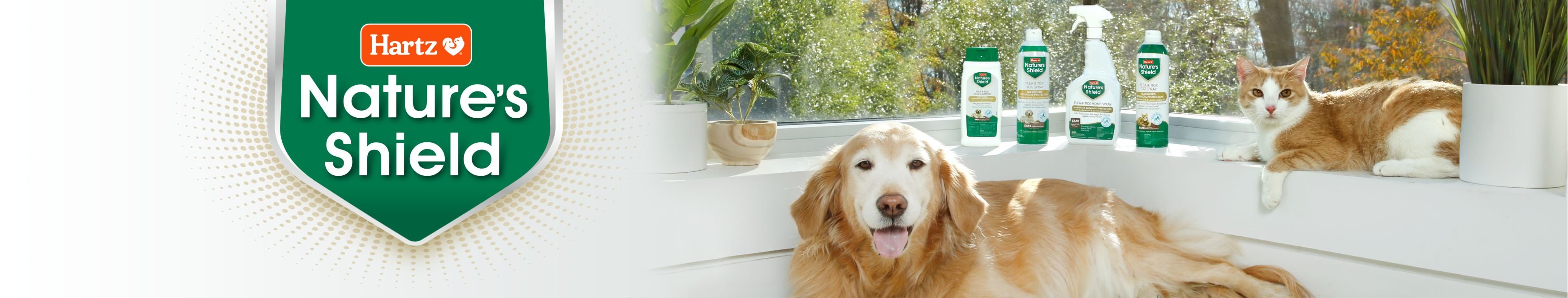 HARTZ Nature's Shield Natural Flea & Tick Dog Shampoo, 14-oz bottle ...