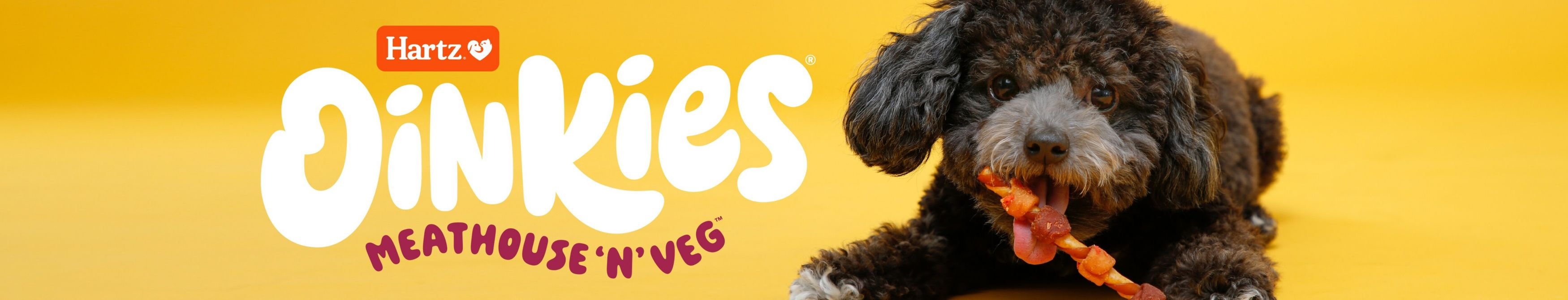 HARTZ Oinkies Hearty Kabobs with 100% Real Chicken & Duck Carrot ...