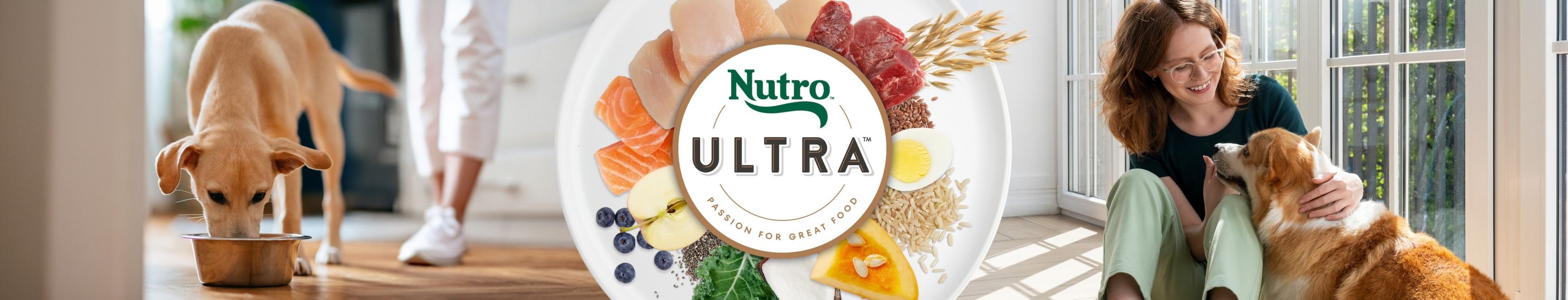 NUTRO Ultra Senior High Protein Trio of Proteins Chicken, Lamb & Salmon ...