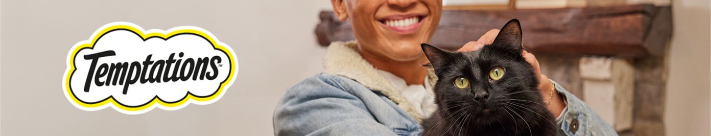 TEMPTATIONS Beef, Chicken, & Cheese BBQ Flavor Adult Dry Cat Food, 3.15 ...