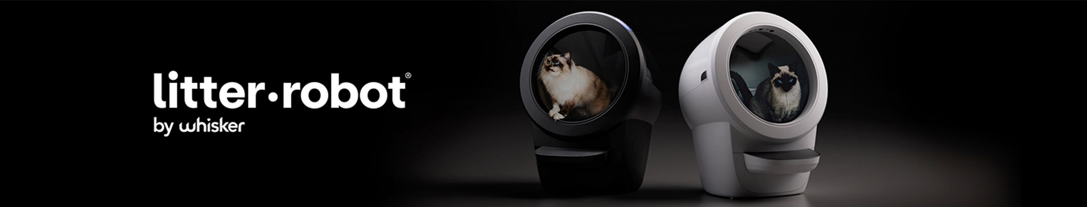 WHISKER Litter-Robot 4 Automatic Self-Cleaning Cat Litter Box, White ...