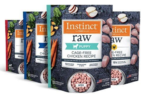 INSTINCT Raw Frozen Adult Bites Grain-Free Real Beef Recipe Dog Food, 6 ...