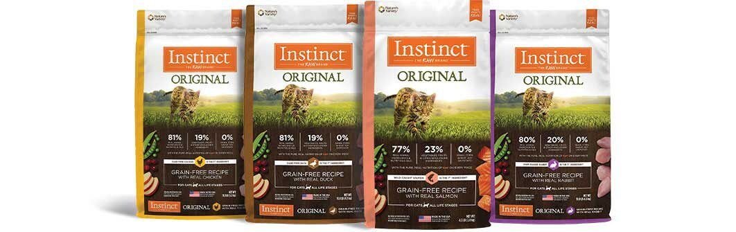 INSTINCT Original Real Chicken Recipe Grain-Free Dry Cat Food, 22-lb ...