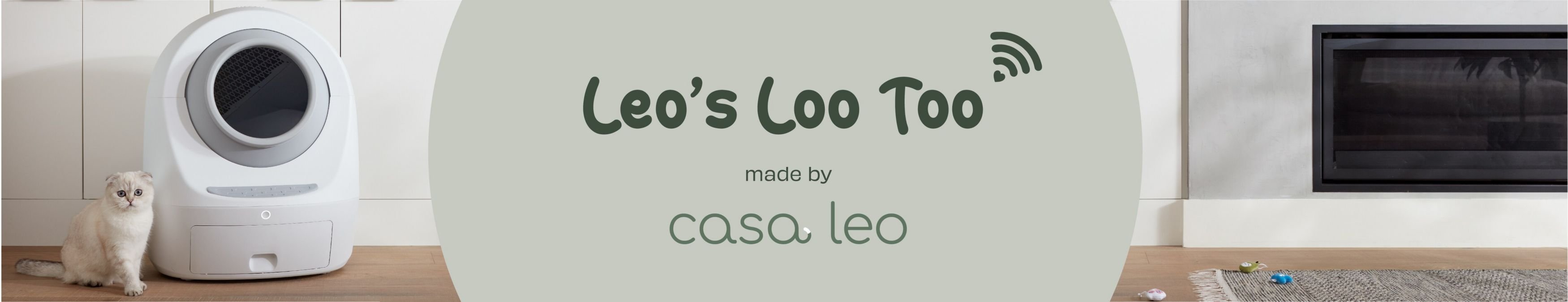 CASA LEO Leo's Loo Too WiFi Enabled Automatic Self-Cleaning Cat Litter ...