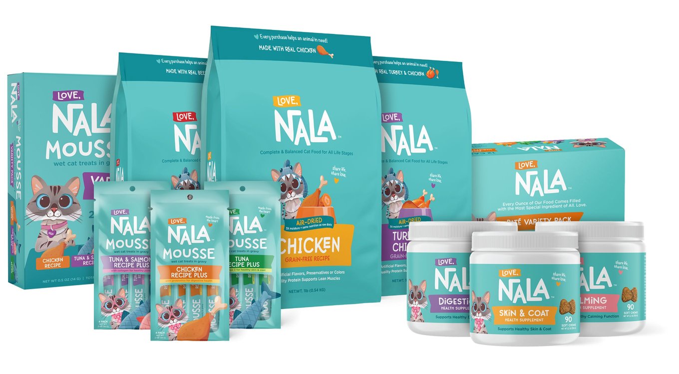 LOVE, NALA Flaked Chicken with Pumpkin Recipe in Broth Adult Grain-Free ...