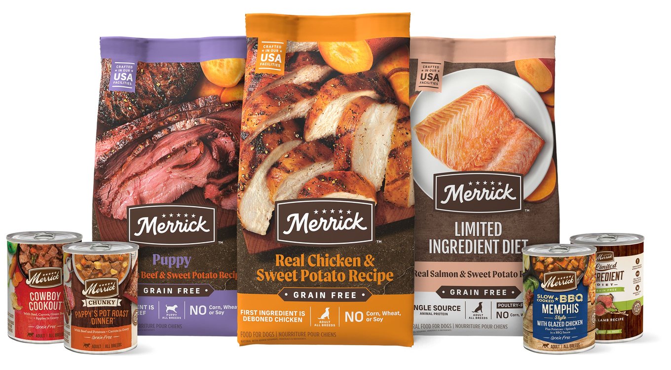 MERRICK Real Chicken + Sweet Potato Recipe Grain-Free Adult Dry Dog ...