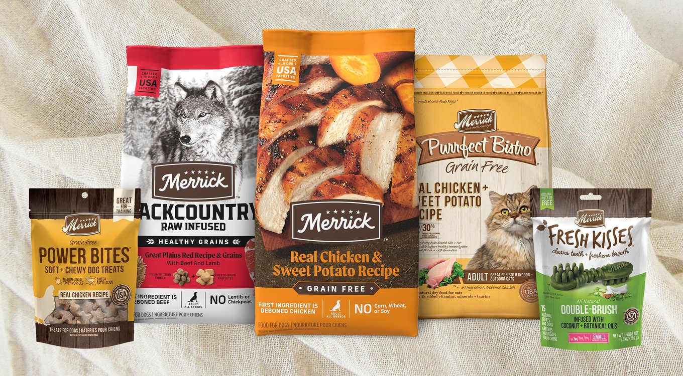 MERRICK Real Chicken + Sweet Potato Recipe Grain-Free Adult Dry Dog ...