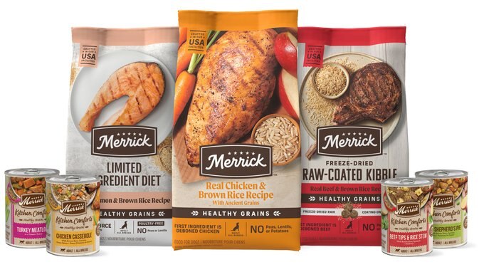 MERRICK Classic Healthy Grains Real Beef + Brown Rice Recipe with ...