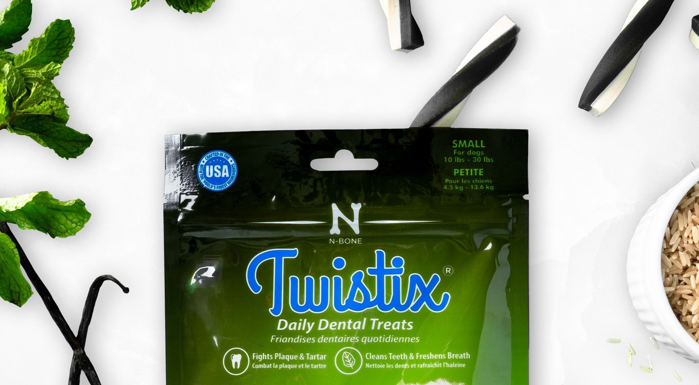 Discontinued - N-BONE Twistix Vanilla Mint Flavored Small Dental Dog ...