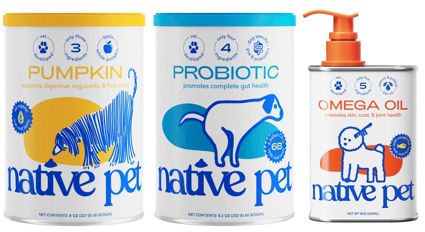 NATIVE PET The Daily Powder 11-in-1 Multivitamin Supplement for Dogs ...