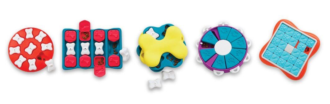 NINA OTTOSSON BY OUTWARD HOUND Twister Puzzle Game Dog Toy, Blue ...