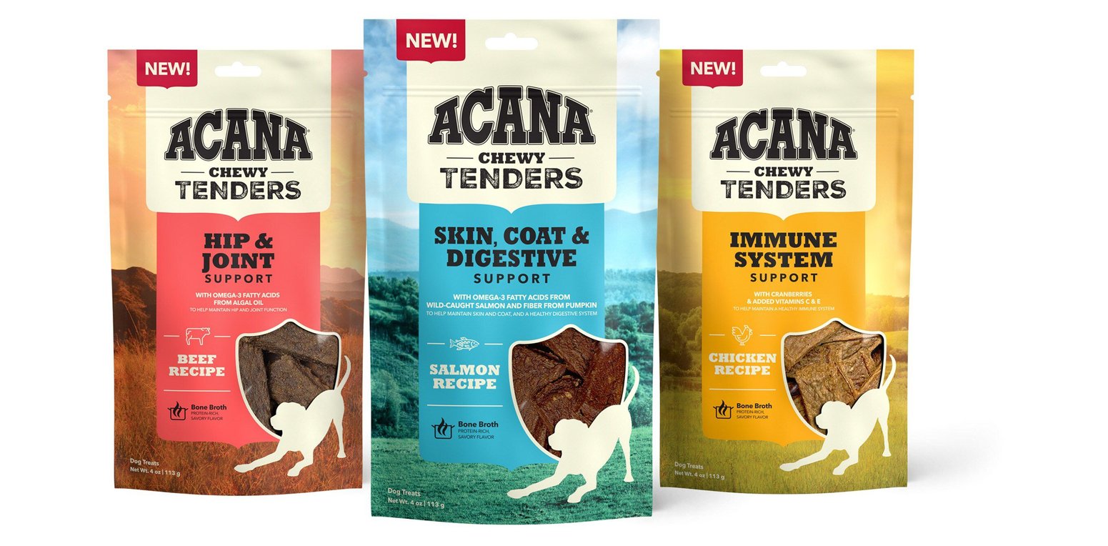 ACANA Chewy Tenders Jerky Dog Treats, 4-oz bag - Chewy.com