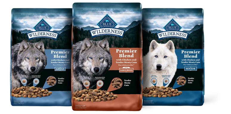 BLUE BUFFALO Blue Wilderness Premier Blend with Meaty Cuts Chicken ...