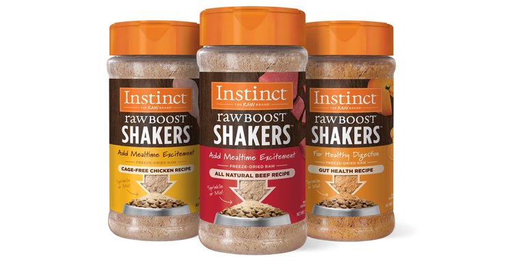 INSTINCT Raw Boost Shakers Chicken Recipe Gut Health Grain-Free Freeze ...