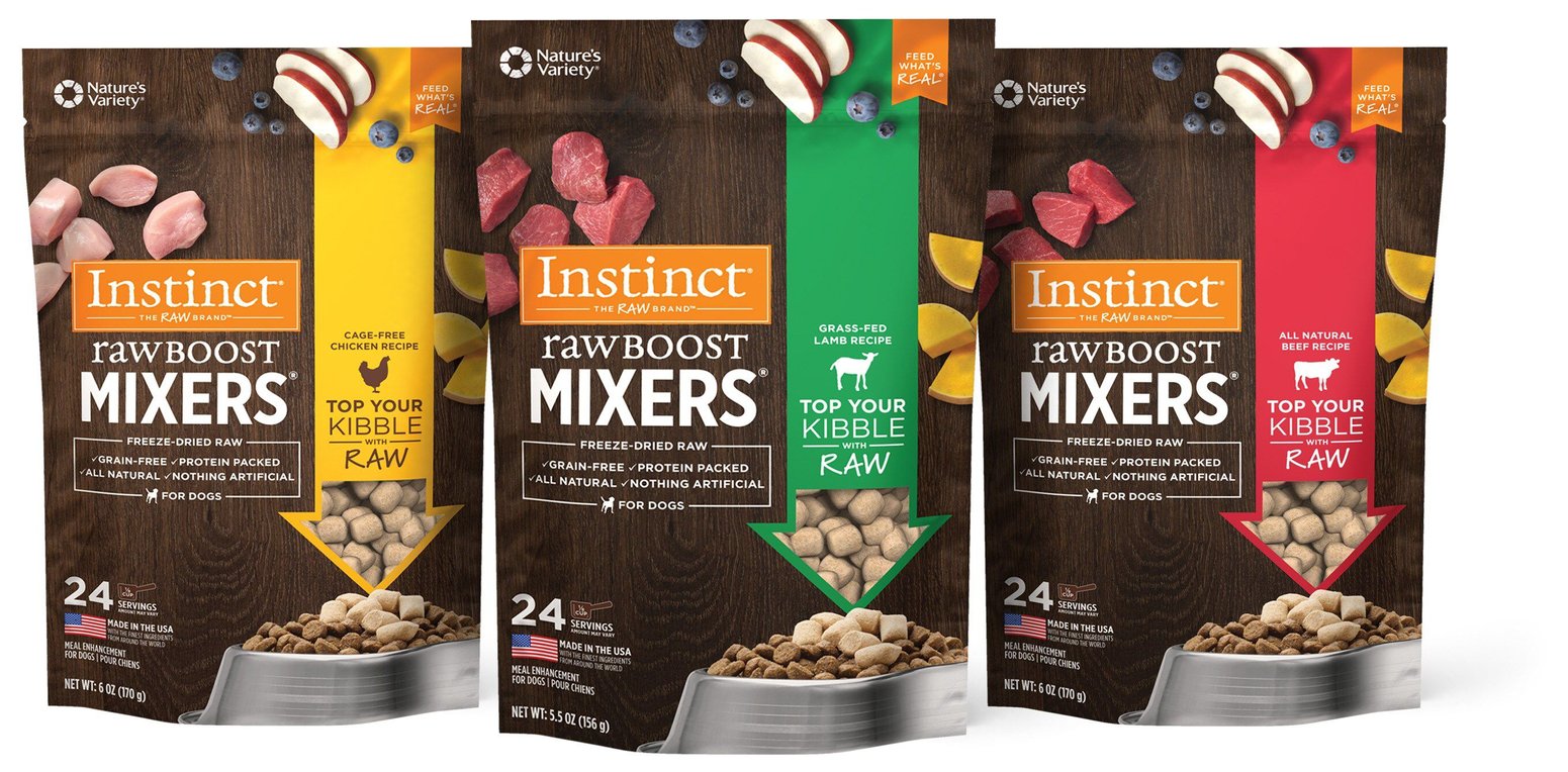 INSTINCT Raw Boost Mixers Chicken Recipe Grain-Free Freeze-Dried Dog ...