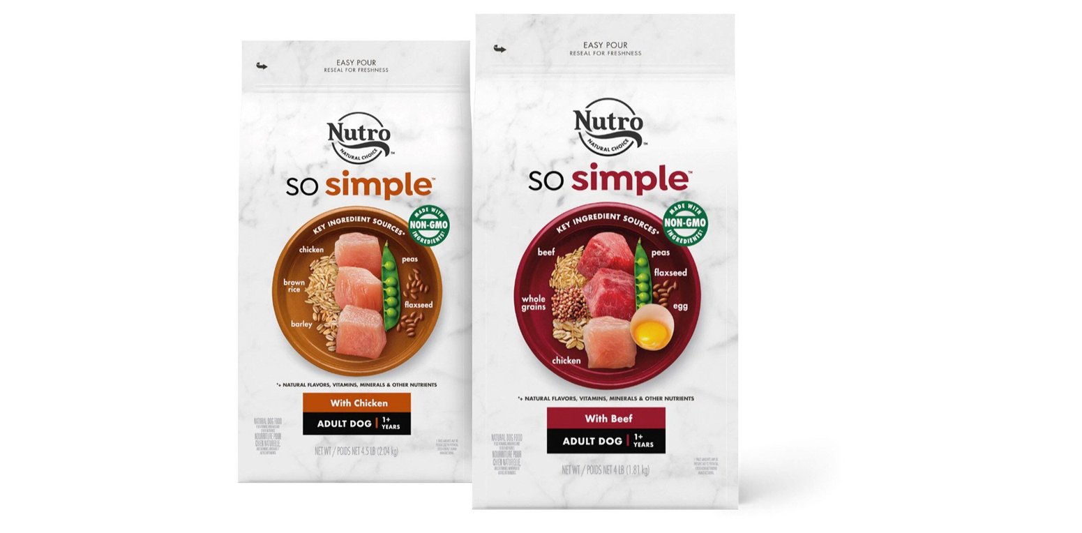 Discontinued - NUTRO SO SIMPLE Adult Beef & Rice Recipe Natural Dry Dog ...