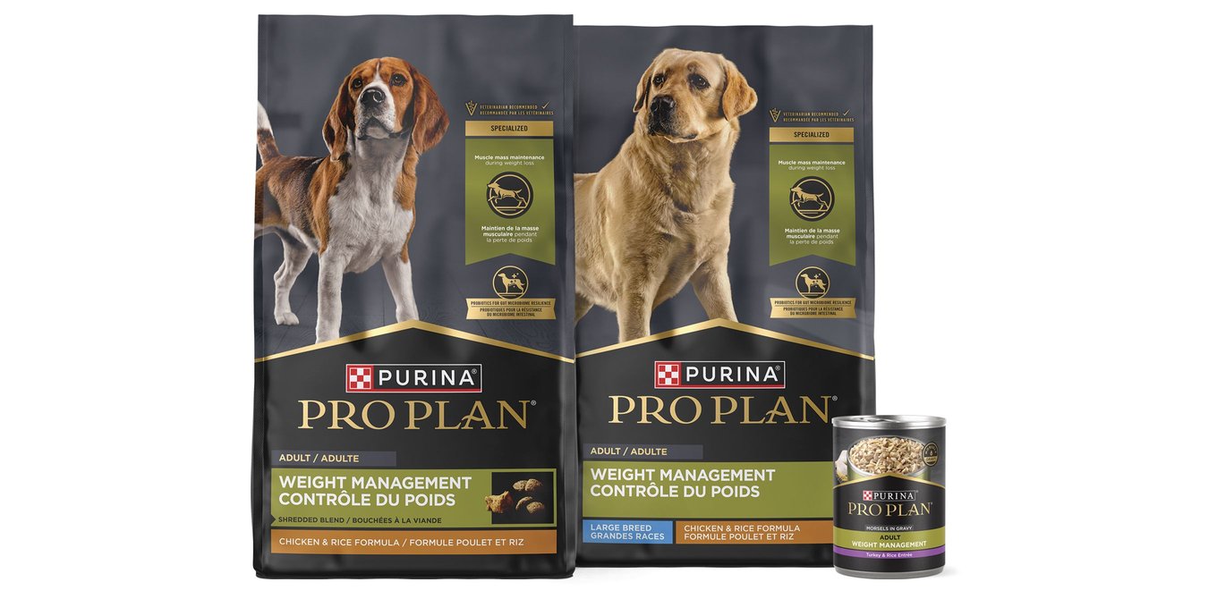 PURINA PRO PLAN Adult Large Breed Weight Management Chicken & Rice ...